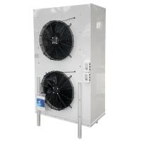 China 2 Fan Quantity Standing Cold Room Evaporator with Horizontal Air Flow and Customizable Temperature for sale
