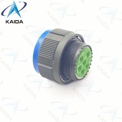 China MIL-DLT-38999 Series Ⅲ D38999/26WE06SN.6 Female Pins. Olive Green Cadmium Plating for sale