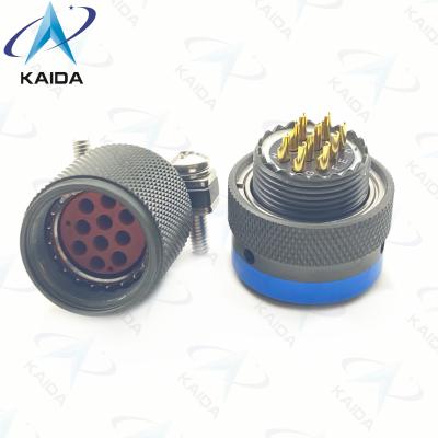 China Olive Drab Cadmium MIL-DTL-26482 Connector I MS3116F12-10S Straight Plug With Cable Clamp for sale