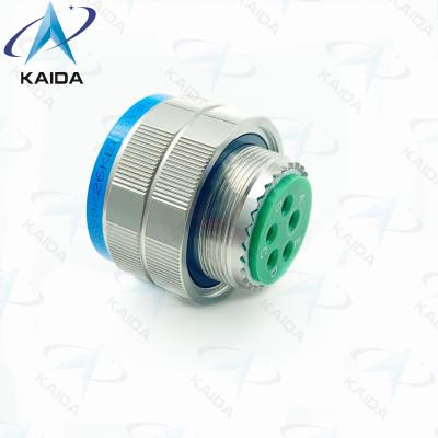 China MIL-DTL-38999 Series Ⅲ Plug D38999/26KE05PN Stainless Steel Passivated 5 Female Pins for sale