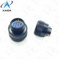 China 10 Contacts Plug Round Pin Electrical Connector -55C To 125C Circular Connector Plug for sale