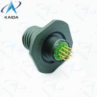 China Jam Nut Receptacle MIL-DTL-38999 Series 3 7A PCB Type Mil 38999 Circular Connectors for sale
