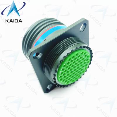 China Shell Size 19 Receptacle Connector D38999 Series 3 Connector Olive Green Cadmium for sale