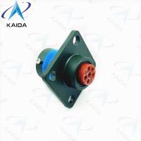 China Copper Alloy Contact MIL-DTL-38999 Series 2 6 Male Pins Mil Spec 38999 for sale