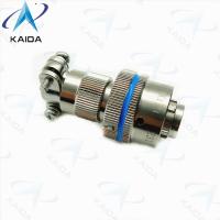 China 4 Contacts Plug Circular Electrical Connector Electroless Nickel Round Wire Connectors for sale