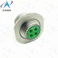 China MIL-DTL-38999 Series Ⅲ Jam Nut Receptacle Connector With Crimp Contact Electroless Nickel TVS07RF15-04P.8D Series for sale