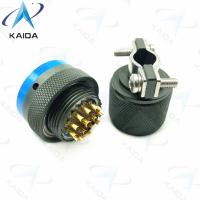 China MIL-DTL-26482 Series Ⅰ Miniature Connector MS3116F14-15P Olive Green Cadmium 15 Male Pins for sale