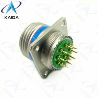 China Short PCB Tail Type MIL-DTL-38999 Series Ⅲ Receptacle Connector D38999/20FF11PCN Electroless Nickel.8D Series for sale