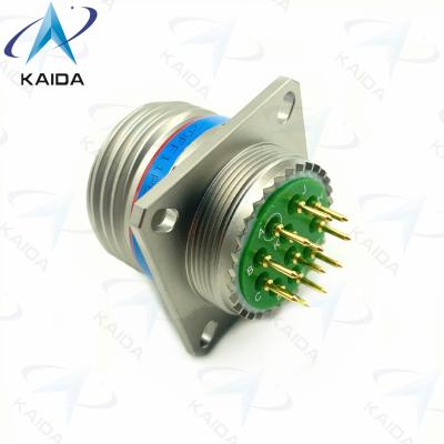 China Short PCB Tail Type MIL-DTL-38999 Series Ⅲ Receptacle Connector D38999/20FF11PCN Electroless Nickel.8D Series for sale