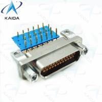 China J30J-25ZKWP Coupling Nut Brass For Material Handling Equipment 90° PCB Receptacle With Socket for sale