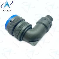China 90 Degree Plug Gender Solder Contact Termination MIL-DTL-26482 Series Ⅰ PT08E16-26P Electrically Conductive Cadmium for sale