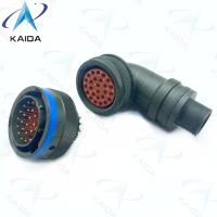 China 90 Degree Plug Gender Solder Contact Termination MIL-DTL-26482 Series Ⅰ PT08E16-26P Electrically Conductive Cadmium for sale