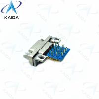 China J30J-15TJWP Gold Over Nickel Contact Plating MDM Series 15 Male Pins 90 Degree Receptacle for sale