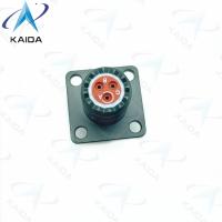 China MIL-DTL-26482 Connectors with Olive Green Cadmium Finish / Crimp Contact Type MS3470B08-33SN Narrow Flange Receptacle for sale