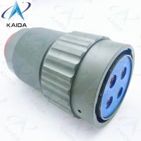 China Y50DX Series Circular Electrical Connector Aluminum Olive Green Cadmium Plug 4 Contacts Y50DXD4-04TK5NL2 for sale