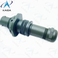 China Aluminum Alloy Miniature Connector With 4 Solder Contacts Olive Green Cadmium Finish MS3114M8-4SN Hermetic Backshell for sale