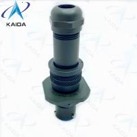 China Aluminum Alloy Miniature Connector With 4 Solder Contacts Olive Green Cadmium Finish MS3114M8-4SN Hermetic Backshell for sale