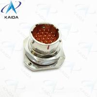 China Circular Receptacle with Y11P Series Aluminum Pins for PCB Mount Low Current Y11H-1419ZJ14.Hermetic Receptacle. for sale