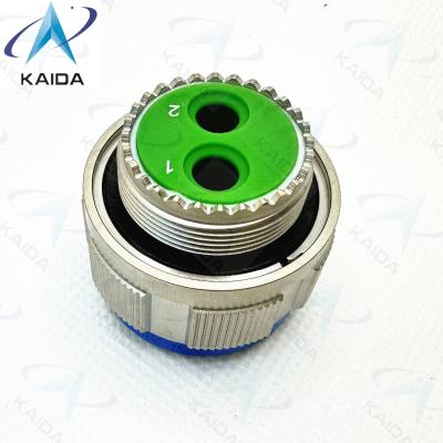 China MILDTL-38999 2 Twinax Contacts Threaded / Electroless Nickel /  Gold Contact Finish  Connector D38999/26FE82PN for sale
