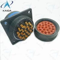 China 21 Contacts Solder Contact Termination MIL-DTL-26482 Series ⅠMS3110E22-21SN Environmental Sealed Olive Green Cadmium for sale