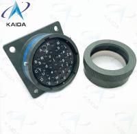 China 500V Voltage MIL-DTL-26482 Series I Receptacles with Green Cadmium Shell MS3110E22-32SN Solder Cup Contact Sealed for sale