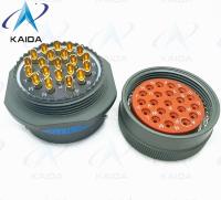 China MIL-DTL-26482 Series I Miniature Connector Solder Contacts.MS3111E22-21PN.Narrow Flange Receptacle Olive green Cadmium for sale
