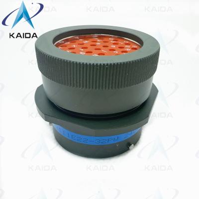 China 22-Shell Aluminum Alloy MIL-DTL-26482 Series 1 Miniature Connector 7.5 Amp 500V.MS3111E22-32PW Environmental Sealed for sale