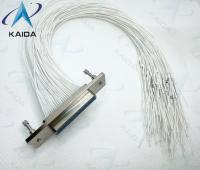 China 500 Mating Cycles Rectangular Connectors With Gold Over Nickel Contact Plating.J30J-100ZKP-Q.100 Male Pins for sale