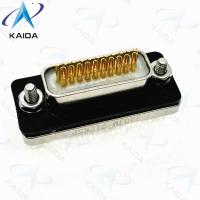 China Gold Over Contact Durability Rectangular Connectors With 21 Female Contacts Nickel Plating.J30JM-21ZKSP Glue Sealed for sale