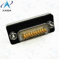 China Gold Over Contact Durability Rectangular Connectors With 21 Female Contacts Nickel Plating.J30JM-21ZKSP Glue Sealed for sale