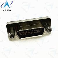 China Gold Over Contact Durability Rectangular Connectors With 21 Female Contacts Nickel Plating.J30JM-21ZKSP Glue Sealed for sale
