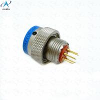 China MIL-DTL-38999 Series 2 Thermoplastic Insulator Electroless Nickel Short PCB Tail 6 Contacts Gold Plated MS27484T10F98PCN for sale