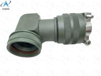 China 90° Angle and Profile Spin Coupling Connector Backshell with Olive Green Cadmium Finish M85049/79-21W07 for sale