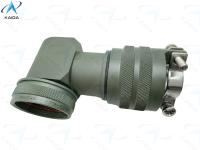 China 90° Angle and Profile Spin Coupling Connector Backshell with Olive Green Cadmium Finish M85049/79-21W07 for sale
