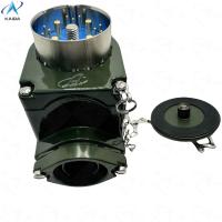 China Y16H Series Solder Contact Circular Electrical Connector With Olive Green Cadmium Aluminum Shell.Y16H-2416TJ for sale