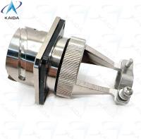 China 19 Shell Size Receptacle With Straight Clamp Back Shell Durable Electroless Nickel Connector YPM4-19-2J2 Receptacle With Straight Clamp Back Shell for sale