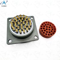 China 500V MIL-DTL-26482 Series Ⅰ Aluminum Alloy Shell Connector Durable For Industrial MS3112E18-32PN Square Flange Receptacle for sale