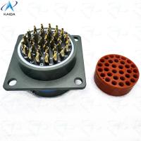 China 500V MIL-DTL-26482 Series Ⅰ Aluminum Alloy Shell Connector Durable For Industrial MS3112E18-32PN Square Flange Receptacle for sale