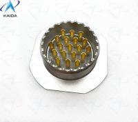 China Hermetic Receptacle Solder Contact Termination Specification for Miniature Connector MIL-DTL-26482 Series Ⅰ。KPT1H14-19PN for sale