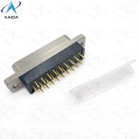 China Micro-D Printed Circuit Board Connectors Condensed Board With Copper Alloy Contact Material And 3 A Current Rating MWDM2L-37SCBSNN-110 for sale