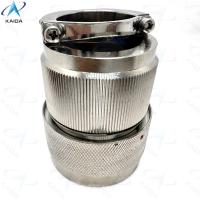 China Electroless Nickel Shell Circular Electrical Connector 100A Current Rating For Heavy Duty Machinery.Designed  As Push-pull Locking Mechanism Rain-proof Dust-proof And Shielding Shell for sale