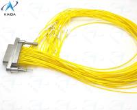 China 25 Contact Micro-D Metal Shell Aluminium Material For Industrial Micro Rectangular Electrical Connector CDbA-31TY 1.27mm Contact Spacing CDBA-25TY+30CM for sale