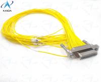 China 25 Contact Micro-D Metal Shell Aluminium Material For Industrial Micro Rectangular Electrical Connector CDbA-31TY 1.27mm Contact Spacing CDBA-25TY+30CM for sale