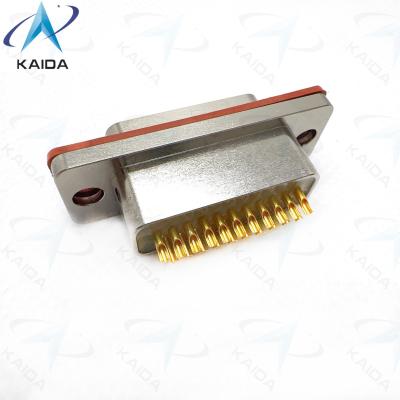 China J29M Series Hermetic Receptacle With 21 Contact Metal Shell And Nickel Finish J29M-21TJH for sale