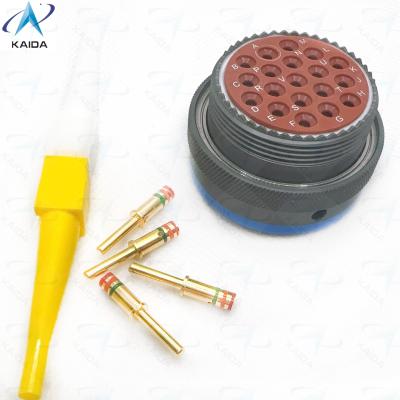 China 19 Contacts Straight Plug MIL-C-26482 II for Durable Connection in Heavy Duty Applications for sale