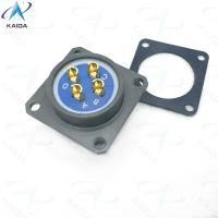 China Y50EX Series Circular Electrical Connector with Olive Drab Anodized Connector Shell. Solder and hermetic by adhesive.Y50EX1404ZJ3NL for sale