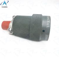 China Secure and Durable Circular Electrical Connector -55C To 125C for Industrial Applications,Y50EX-1404TK02L  ,Y50EX Series Plug with Straight Cable Clamp,Olive Drab Anodized for sale