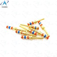 China D38999 Series Cooper Alloy Contact with Gold Plating Meeting Customer Requirements.M39029/58-363.20# Pin Contact.Color bands with Orange - Blue - Orange for sale
