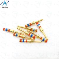 China D38999 Series Cooper Alloy Contact with Gold Plating Meeting Customer Requirements.M39029/58-363.20# Pin Contact.Color bands with Orange - Blue - Orange for sale