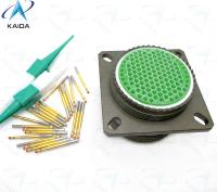China 500V Voltage Rating MIL-DTL-38999 Series Ⅲ Gold Contact Finish for Performance.Composite Shell Olive Green Cadmium.D38999/20MJJ35SN 128 Female Pins for sale